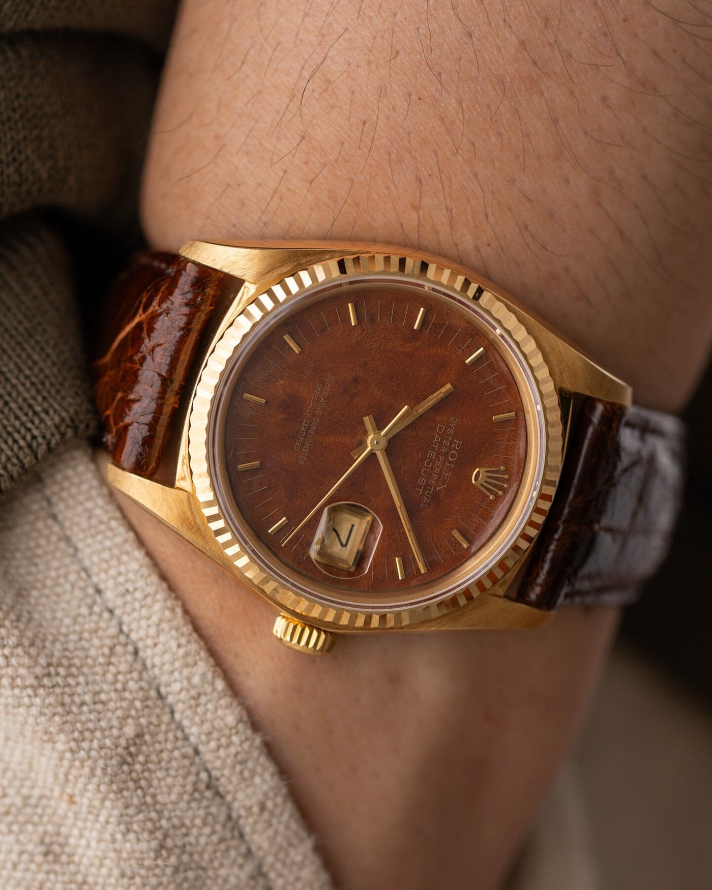 Rolex Datejust 16018 YG Mahogany Dial | ARBITRO